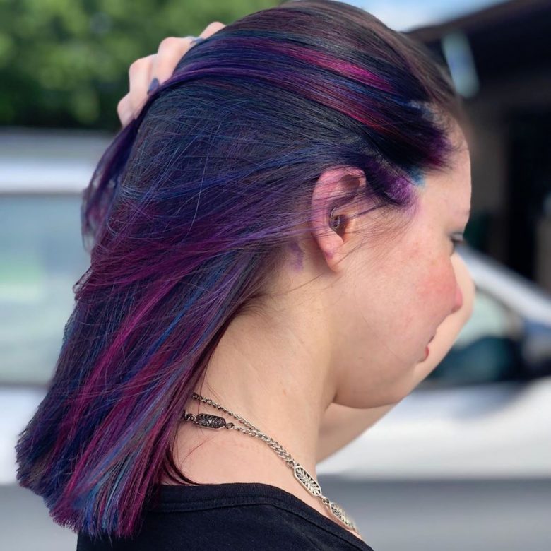 Where To Put Color Streaks In Your Hair | BeautyWayMag