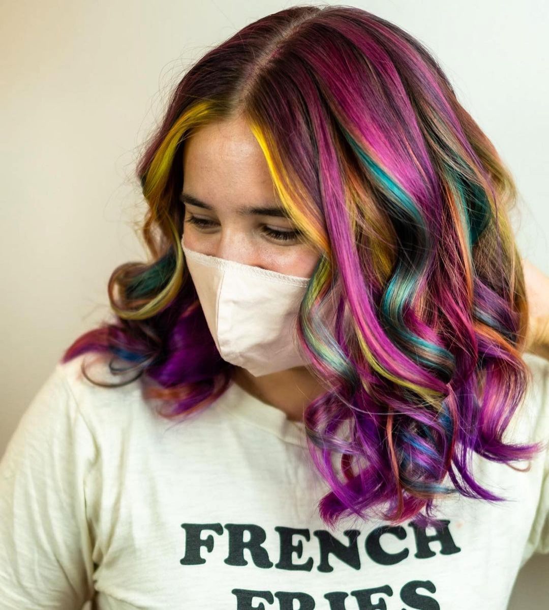 18 Oil Slick Hair Color Trend Examples You Can Wear | BeautyWayMag