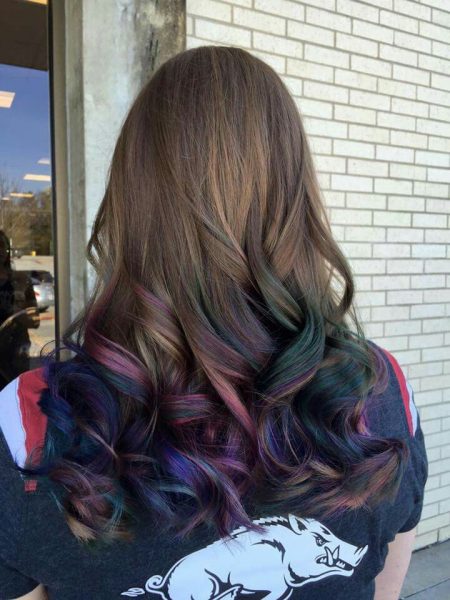 18 Oil Slick Hair Color Trend Examples You Can Wear | BeautyWayMag
