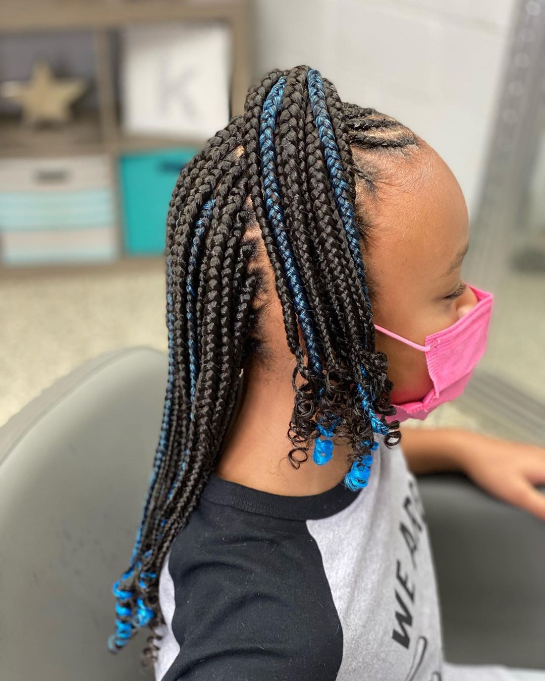 Box Braids For Little Girls: 22 Simple Styles | BeautyWayMag