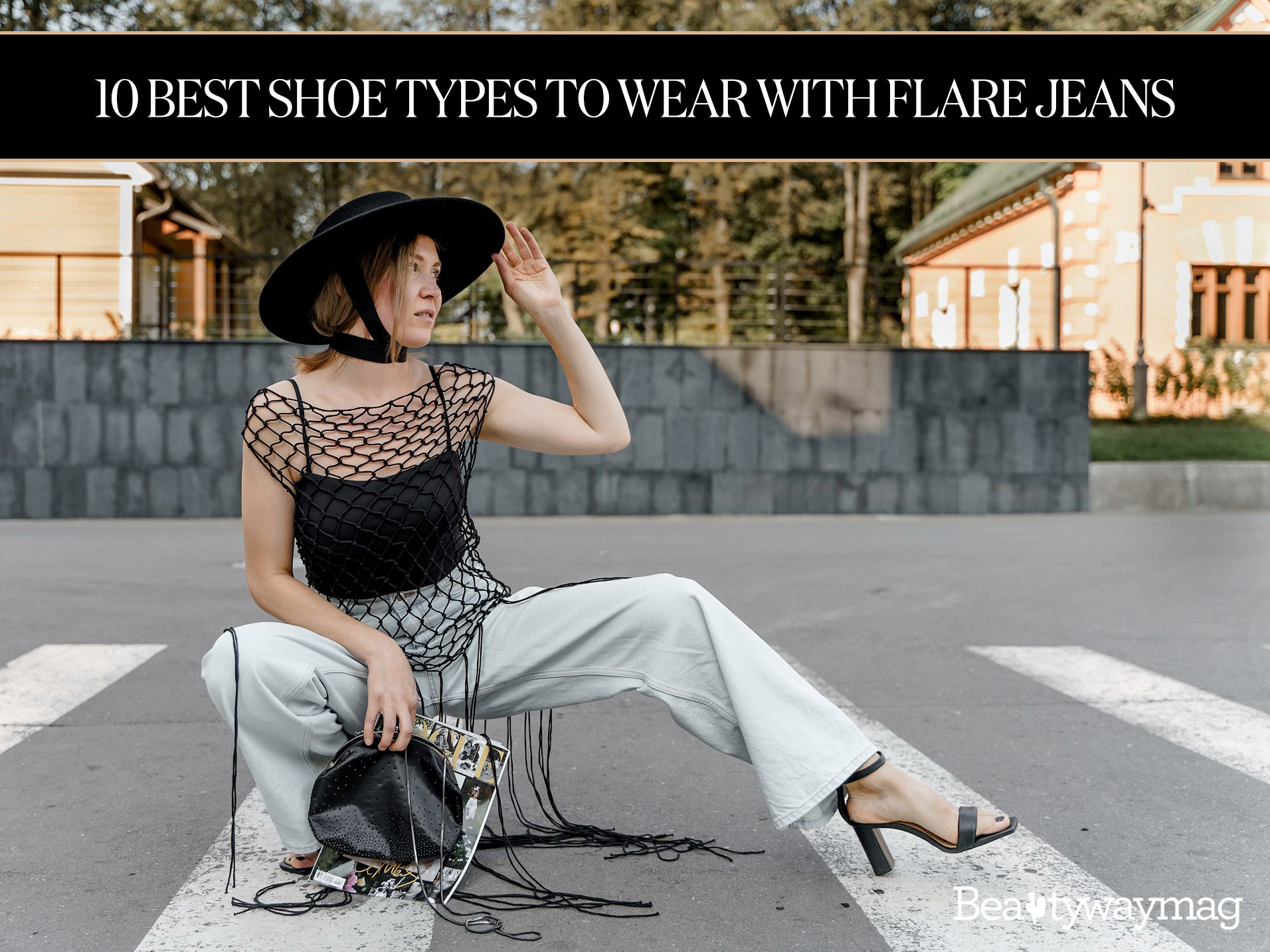 10 Best Shoe Types to Wear With Flare Jeans | BeautyWayMag