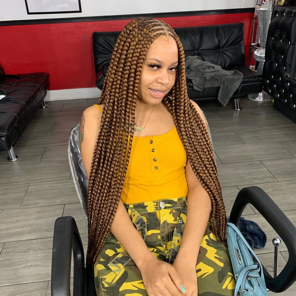25 Middle Part Tribal Braids Ideas | BeautyWayMag