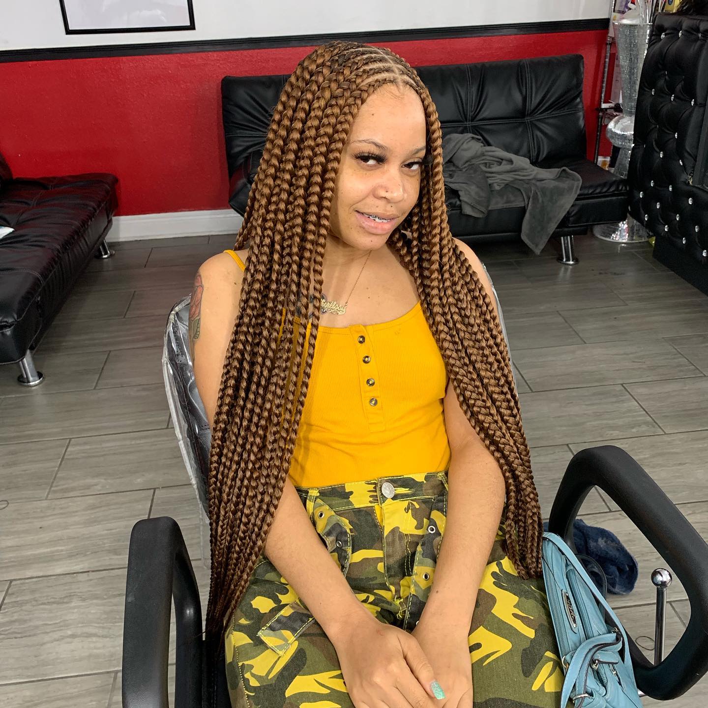 25 Middle Part Tribal Braids Ideas | BeautyWayMag