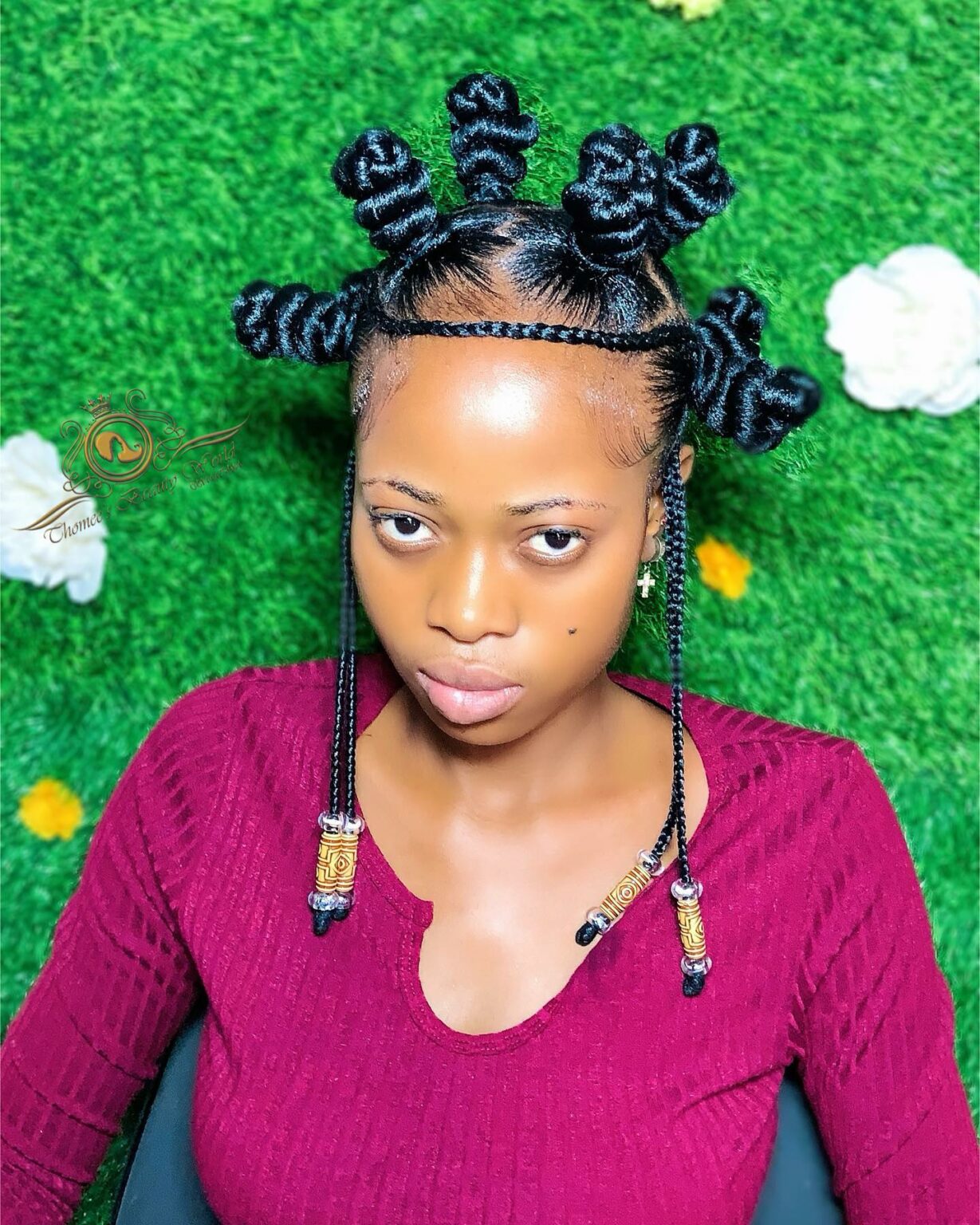 21 Bantu Knots Hairstyles For Natural Hair | BeautyWayMag