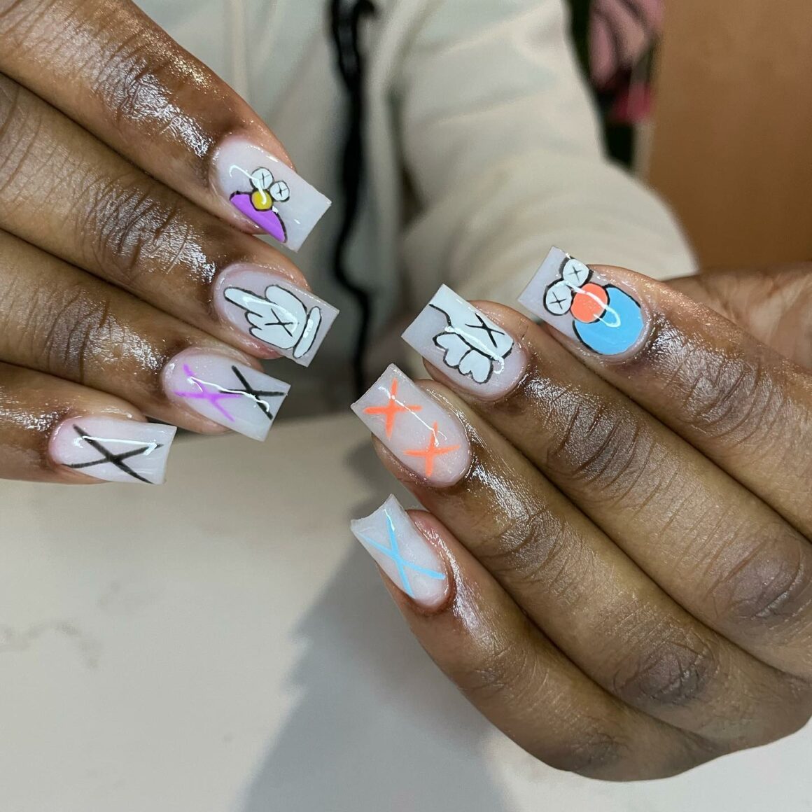 41 Short Acrylic Nail Ideas to Try Today | BeautyWayMag