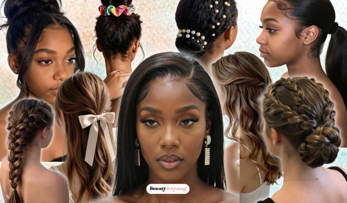 18 Cutest Half Up Half Down Hairstyles For Prom | BeautyWayMag