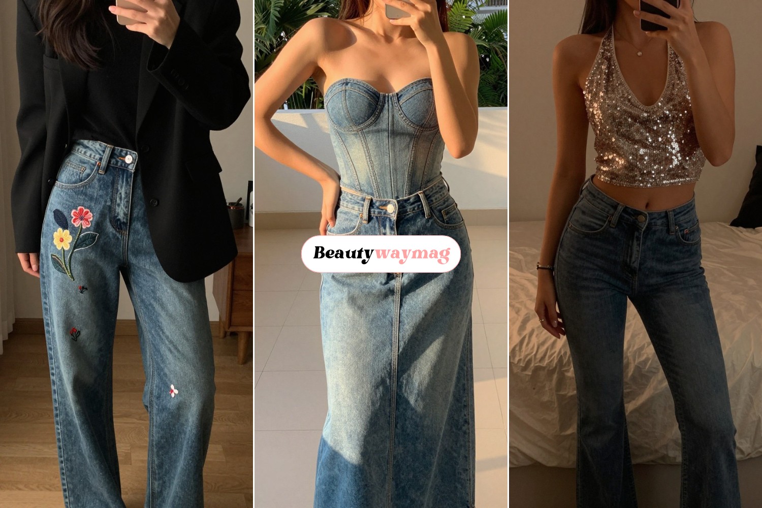 15 Cute Diamonds and Denim Party Outfits for Women | BeautyWayMag