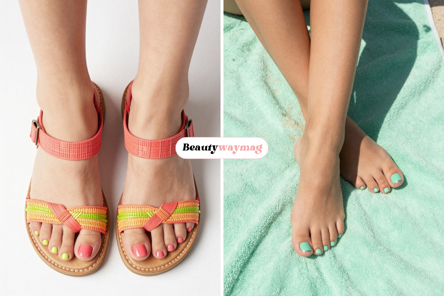 18 Tropical Beach Toe Nail Ideas for Vacation | BeautyWayMag