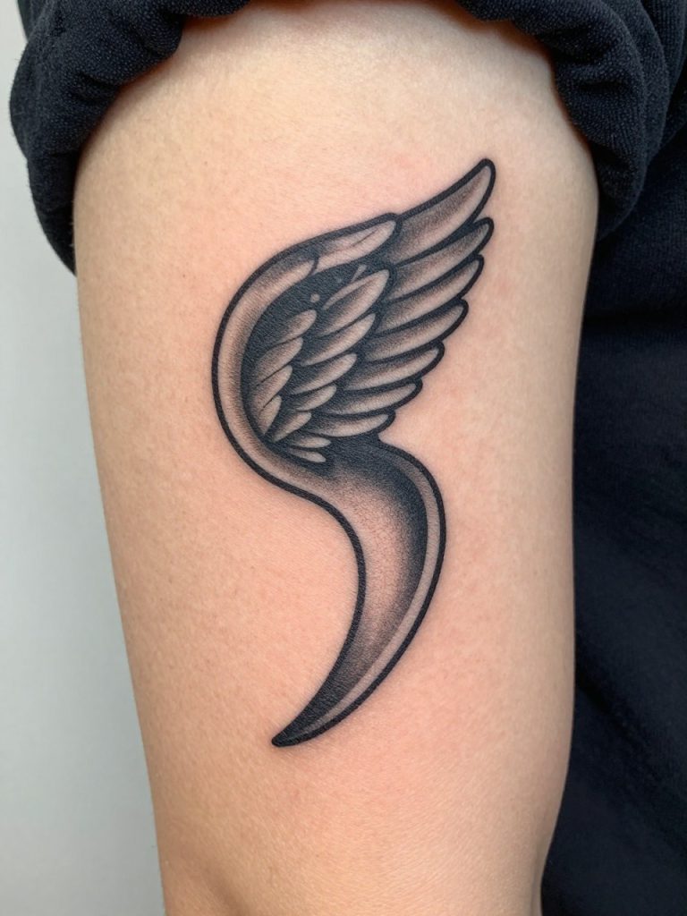 15 Butterfly Semicolon Tattoo Ideas with Meaning | BeautyWayMag
