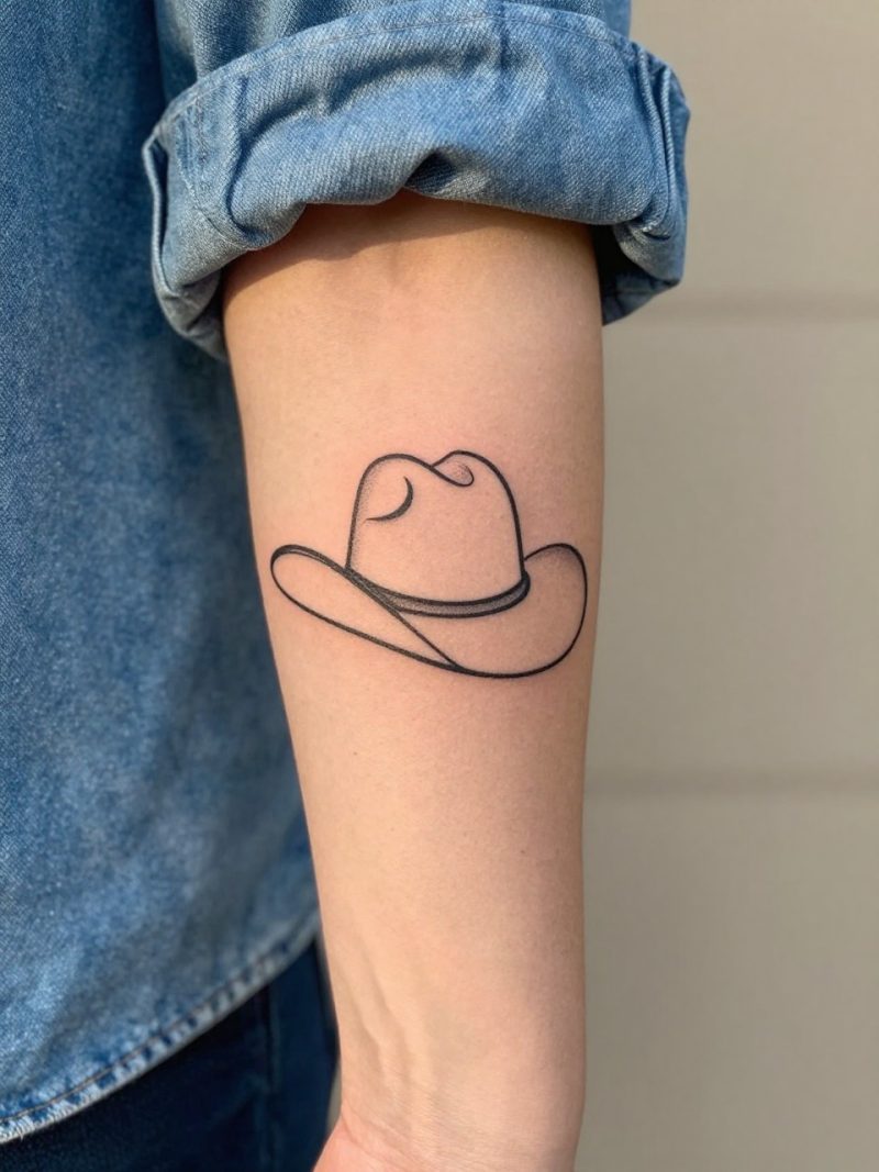 18 Cowboy Hat Tattoo Ideas with Western Style | BeautyWayMag