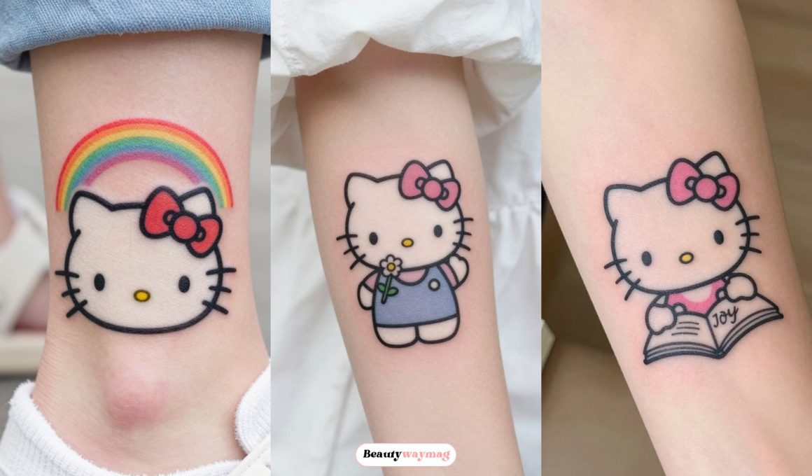 19 Hello Kitty Tattoo Ideas to Try | BeautyWayMag