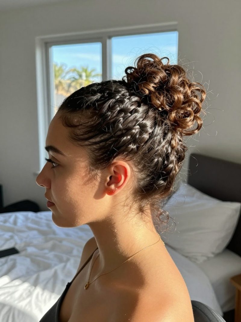 18 Side Part Hairstyles for Curly Hair | BeautyWayMag