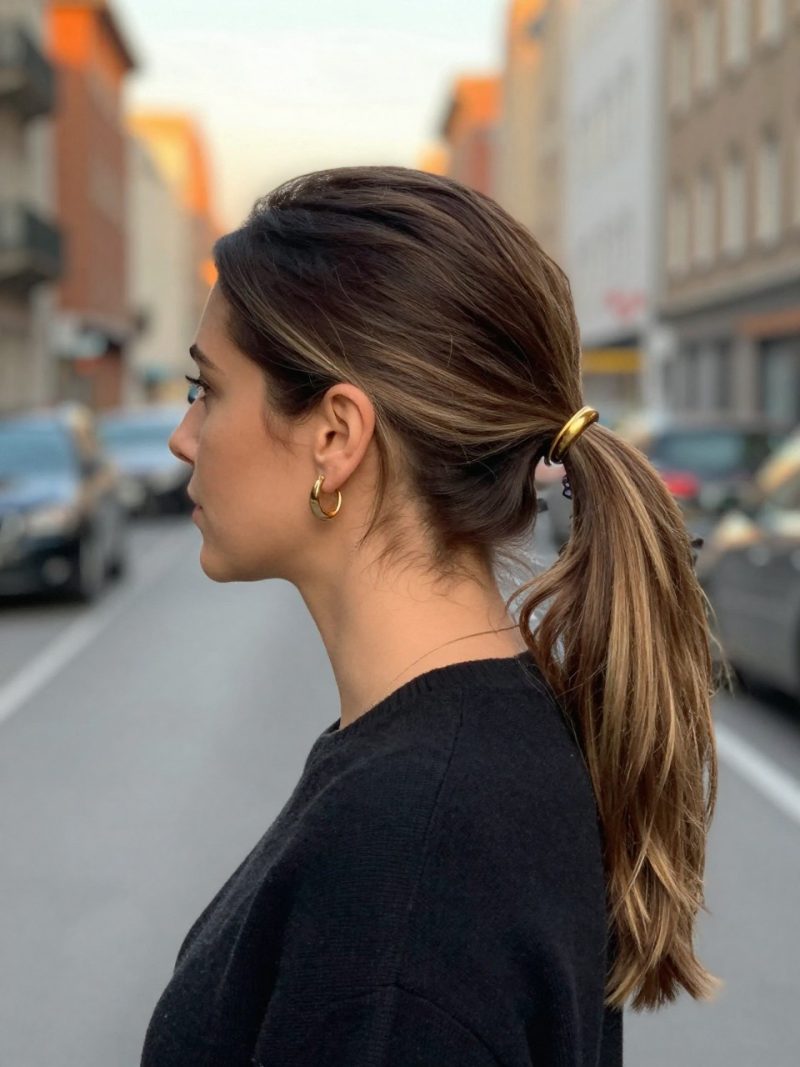 17 Cute Slick Back Ponytail Hairstyles | BeautyWayMag