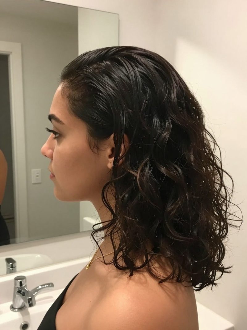 17 Slick Back Hairstyles for Curly Hair | BeautyWayMag