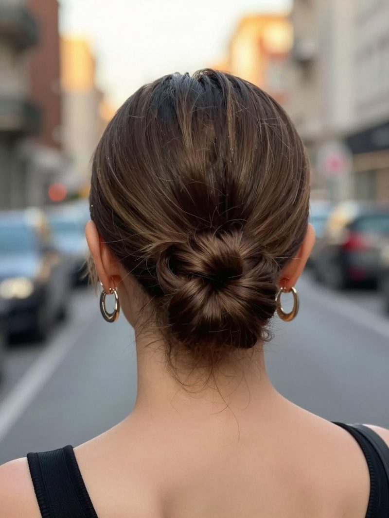15 Sleek Slick Back Bun Hairstyles | BeautyWayMag