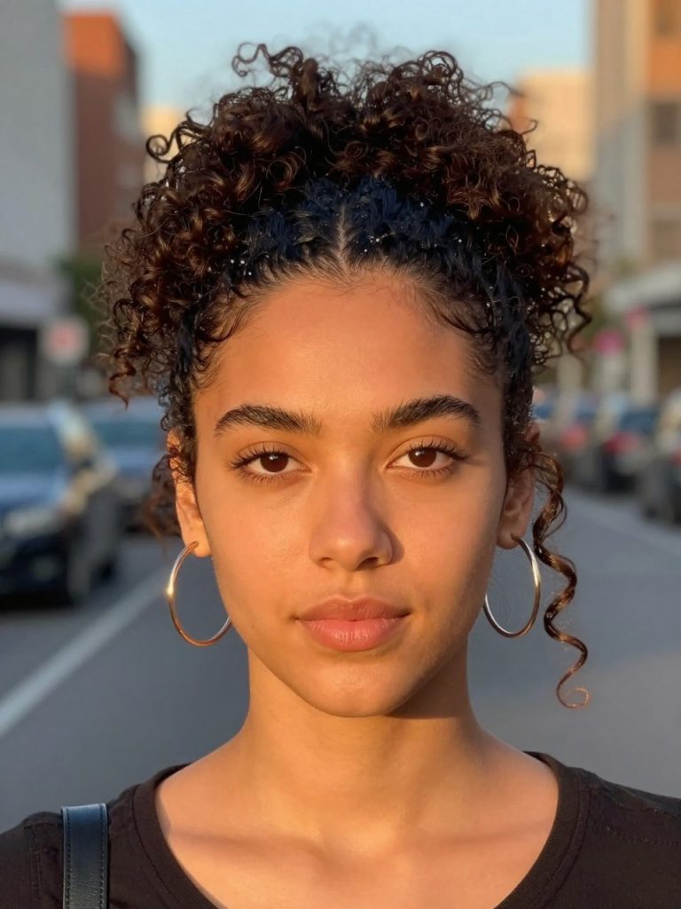 18 Side Part Hairstyles for Curly Hair | BeautyWayMag