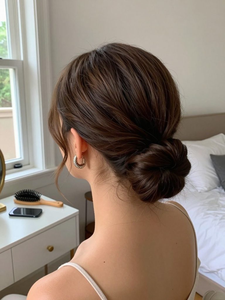 15 Sleek Slick Back Bun Hairstyles | BeautyWayMag